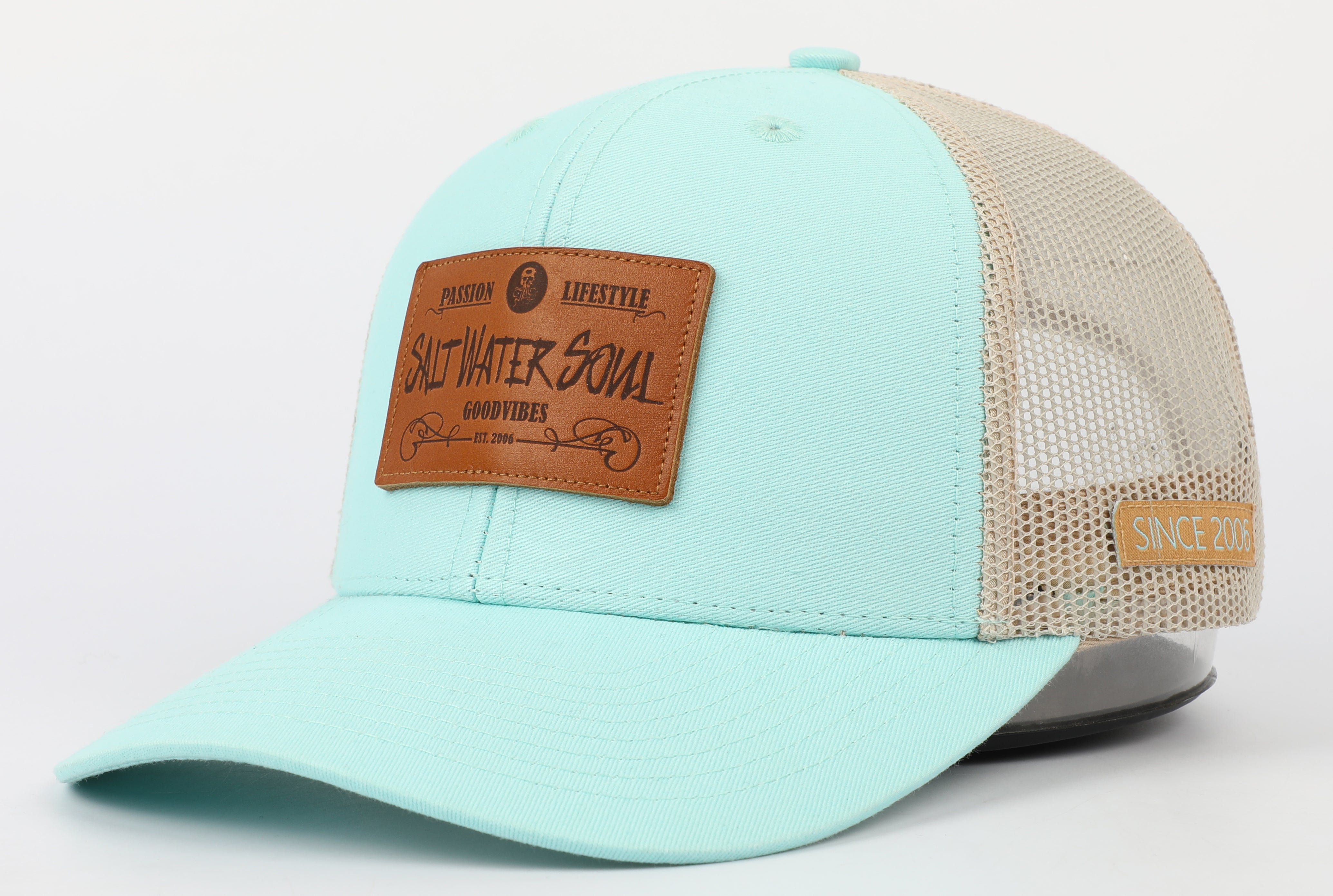 Leather Patch Hat – SALTWATERSOUL